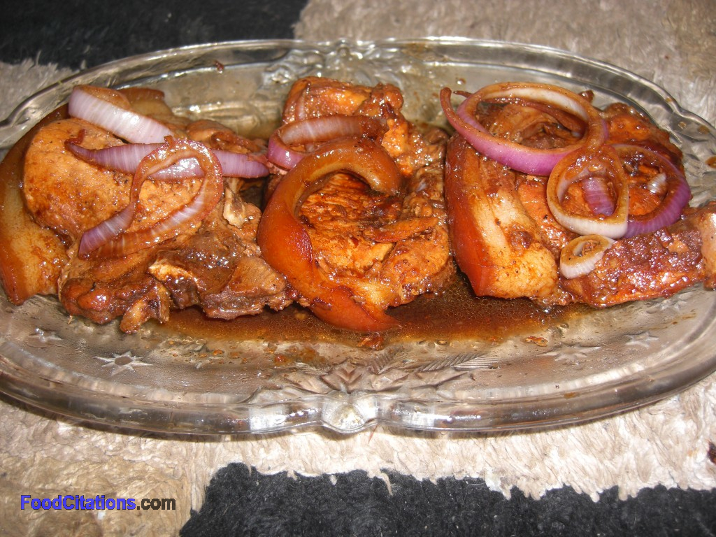 Pork Bistek Recipe - Food Citations